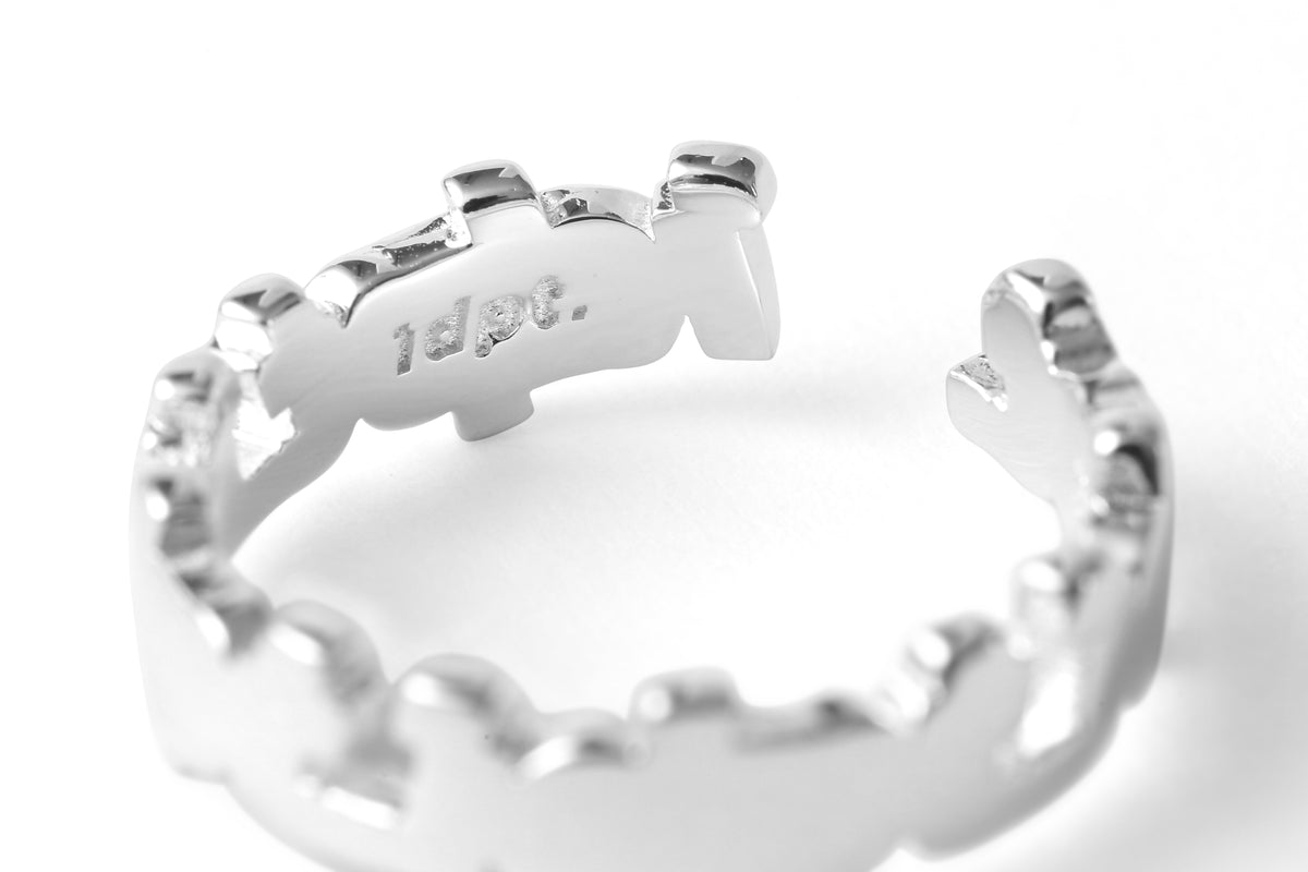 Single Layer Logo 925 Sterling Silver Ring – Indipandant